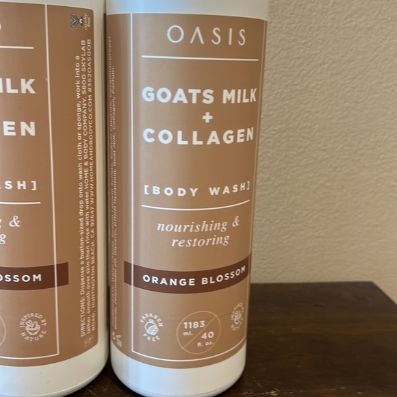 Bath & Body | Set Of 2 Oasis Goats Milk Collagen Body Wash Orange ...